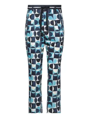 Dolce & Gabbana Tapered Cotton-blend Pants - Blue