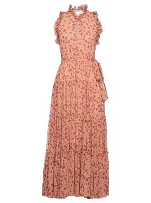 Sandro Flared Maxi Dress - Rust