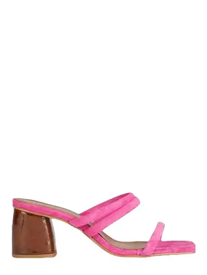 ALOHAS Leather Sandals Magenta