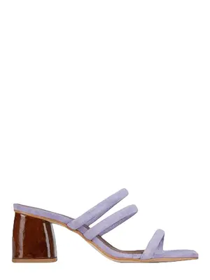 ALOHAS Leather Sandals Purple
