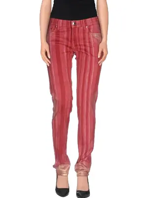JACOB COHЁN JACOB COHЁN Striped Straight Leg Pants Red