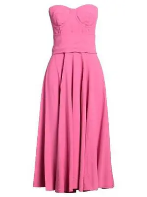 Dolce & Gabbana Midi Pleated Dress - Pink