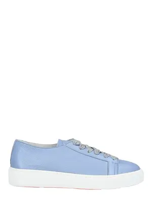 Santoni Santoni Leather Low-Top Sneakers Blue