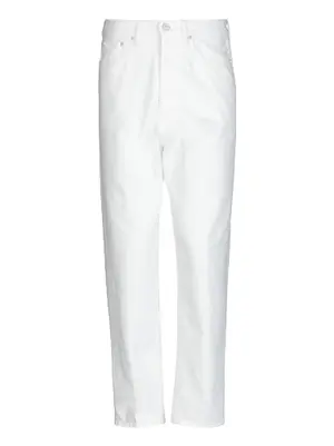 + PEOPLE People Pants Size Cotton - White