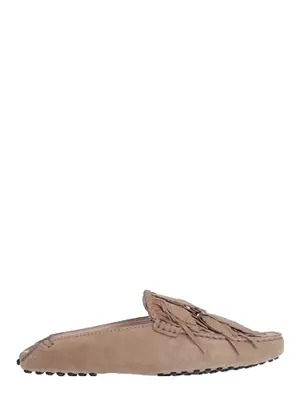 TOD'S Leather Mules - Beige