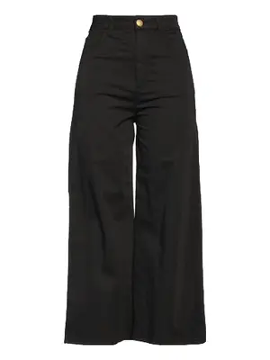 MANILA GRACE MANILA GRACE Wide Leg Trousers Black