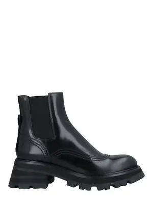 ALEXANDER MCQUEEN Ankle Boots In Leather