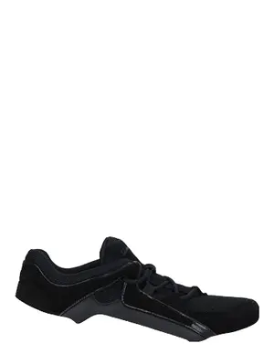 FERRAGAMO Calfskin And Textile Sneakers Black