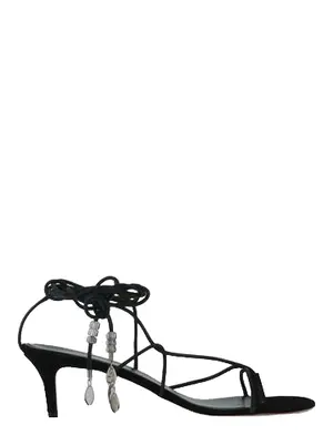 Isabel Marant Étoile Thong Sandals With Tie Fastening Black