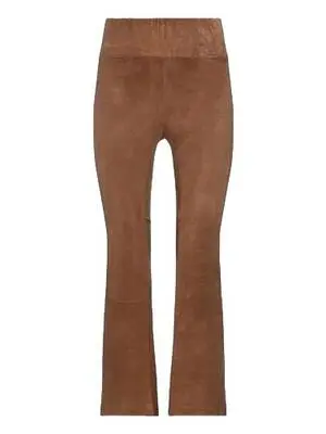 Sprwmn SPRWMN Lambskin Bootcut Pants Beige