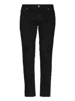 Dolce & Gabbana Straight-leg Jeans With Distressed Details - Black
