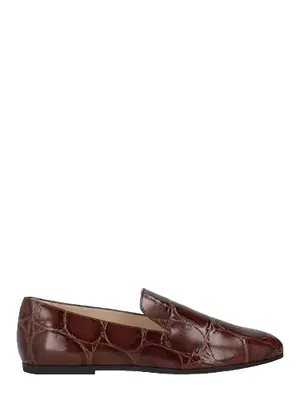 TOD'S TOD'S Calfskin Loafers Brown