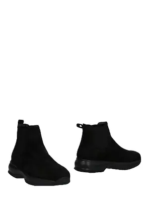 Hogan Leather Chelsea Boots - Black