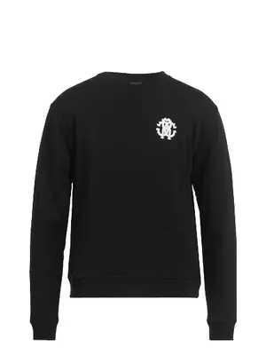 Roberto Cavalli Cotton French Terry Sweatshirt Black