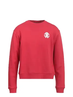 Roberto Cavalli Cotton French Terry Sweatshirt Red