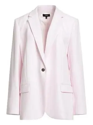 Theory Light Triacetate Blazer Pink