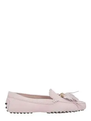 TOD'S Loafers In Light Soft Leather With Tassels - Pink
