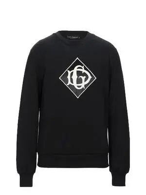 Dolce & Gabbana Cotton-Silk Sweatshirt Black