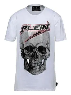Philipp Plein Man T-shirt White Size S Cotton White