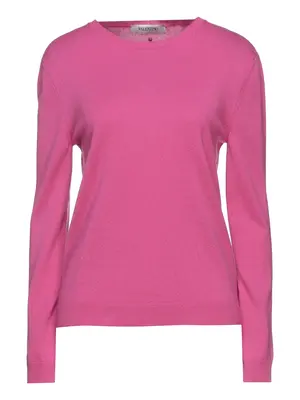 Valentino Garavani Cashmere Studded Sweater Mauve
