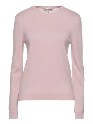 Valentino Garavani Cashmere Studded Sweater Pastel Pink