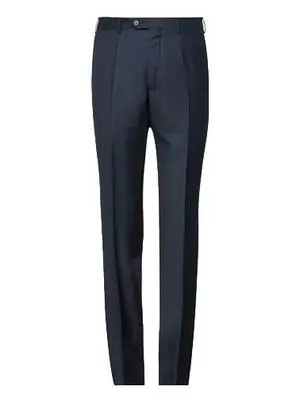 Zegna Tailored Wool-silk Pants - Blue