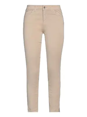 LIU •JO Tapered Leg Pants - Beige