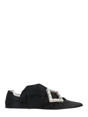 ROGER VIVIER Sneakers With Rhinestone Appliqués Black