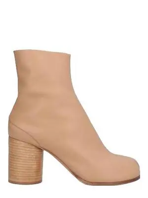 MAISON MARGIELA Leather Ankle Boots - Beige