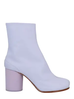 MAISON MARGIELA MAISON MARGIELA Leather Ankle Boots Lilac