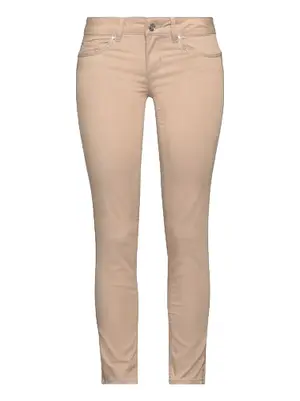 LIU •JO Slim Fit Twill Pants Beige