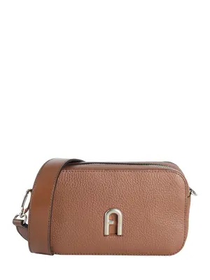 Furla Primula Mini Crossbody Woman Cross-body Bag Sage Green Size - Calfskin Brown