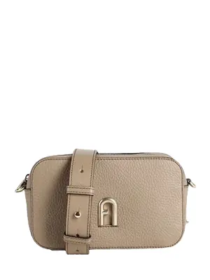 Furla Primula Mini Crossbody Woman Cross-body Bag Sage Green Size - Calfskin Grey