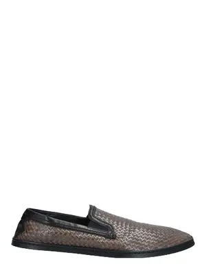 Dolce & Gabbana Leather Loafers - Brown