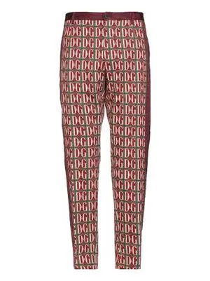 Dolce & Gabbana Jacquard Tapered Trousers - Red
