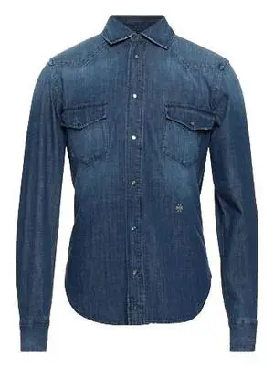 JACOB COHЁN Denim Shirt Size Cotton - Blue