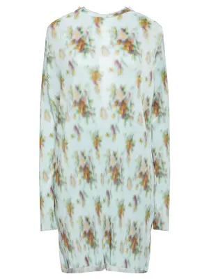FRANKIE MORELLO FRANKIE MORELLO Floral-Print Mini Dress Light Green