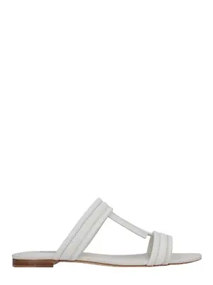 TOD'S Leather Sandals - White