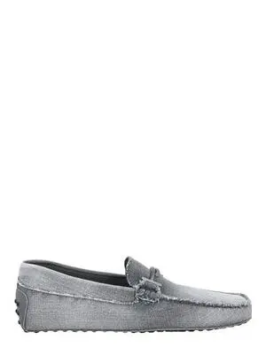 TOD'S Loafers With Metal Detailing - Grey