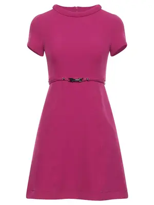 High HIGH Mini Flared Dress Mauve
