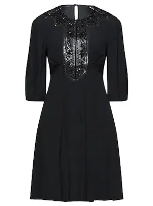 Alberta Ferretti ALBERTA FERRETTI Mini Flared Dress Black