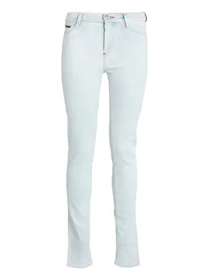 Philipp Plein Skinny Jeans With Appliqués - Blue