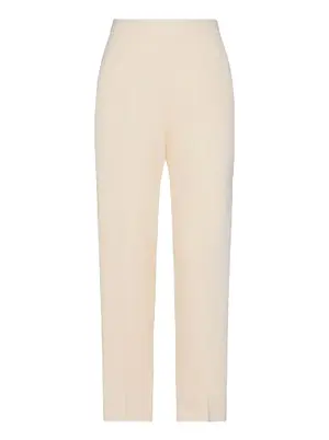 Erika Cavallini Tapered Crepe Pants - Beige
