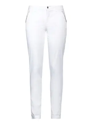 LIU •JO Slim Fit Straight-leg Pants - White