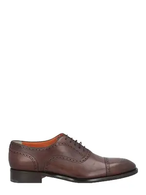 Santoni Lace-up Oxford Shoes - Brown