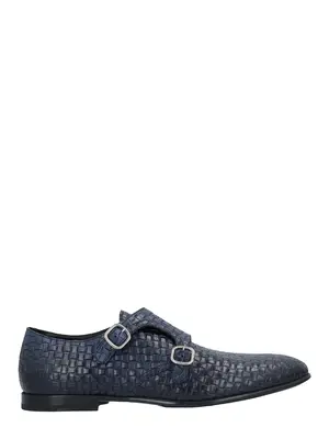 DOUCAL'S Calfskin Loafers Dark Blue
