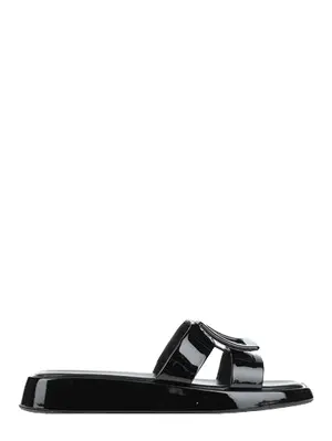 ROGER VIVIER Soft Leather Sandals - Black