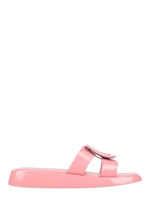 ROGER VIVIER Soft Leather Sandals Pink