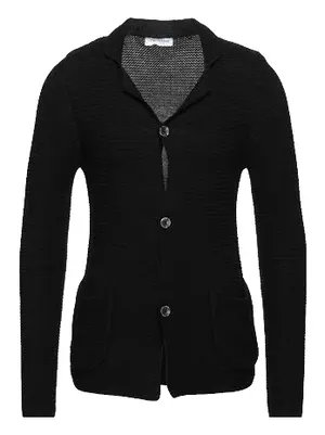 TRUSSARDI TRUSSARDI COLLECTION Knitted Single-Breasted Blazer Black