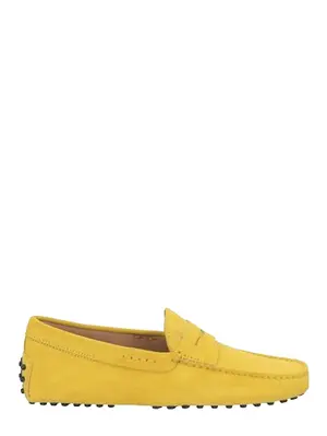 TOD'S Leather Loafers - Yellow